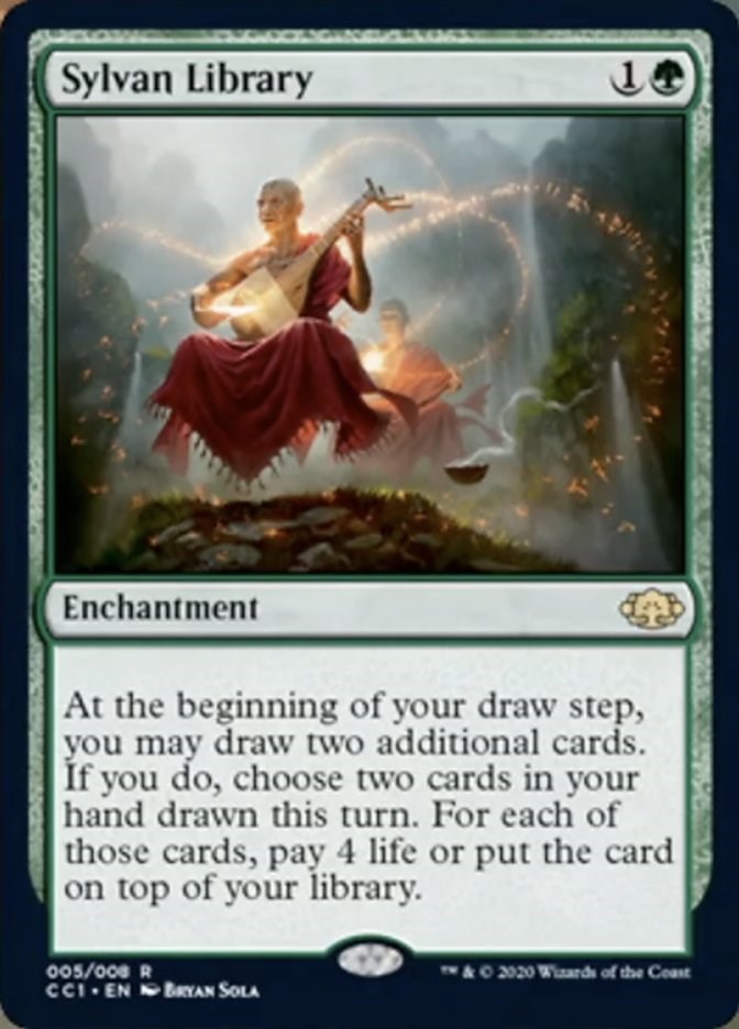 Sylvan Library - Commander Collection: Green - Magic: The Gathering