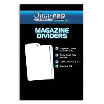Ultra Pro Magazine Dividers (25ct.) - Ultra Pro Comic Storage Boxes ...