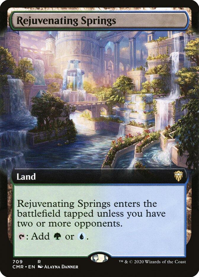 Rejuvenating Springs (Extended Art) - Commander Legends - Magic: The ...