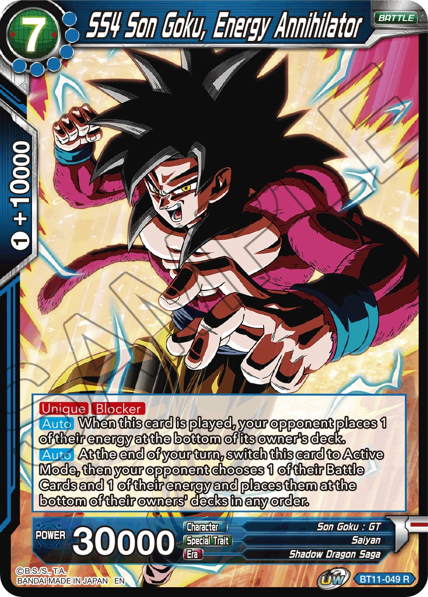 SS4 Son Goku, Energy Annihilator - Vermilion Bloodline - Dragon Ball ...
