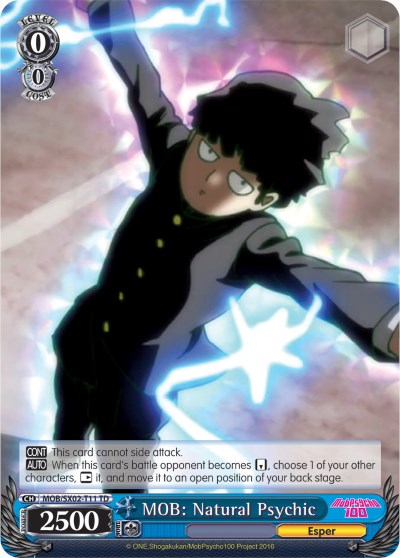 MOB: Natural Psychic - Mob Psycho 100 - Weiss Schwarz