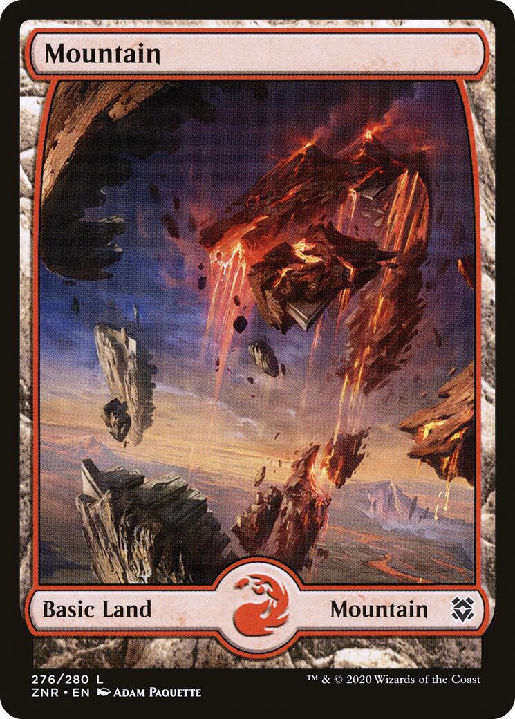 Mountain (276) - Full Art - Zendikar Rising - Magic: The Gathering
