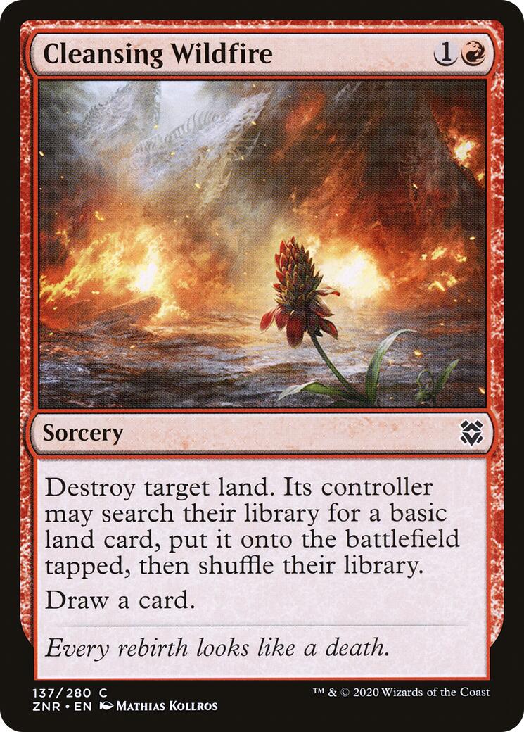 Cleansing Wildfire - Zendikar Rising - Magic: The Gathering