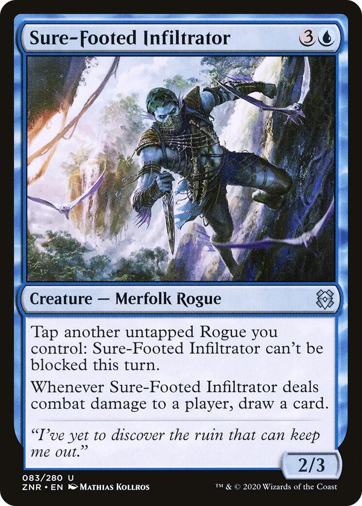Sure-Footed Infiltrator - Zendikar Rising - Magic: The Gathering