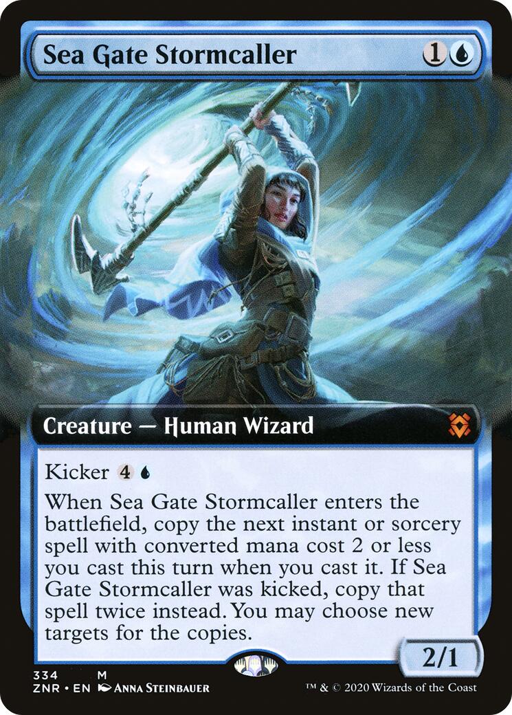 Sea Gate Stormcaller (Extended Art) - Zendikar Rising - Magic: The ...