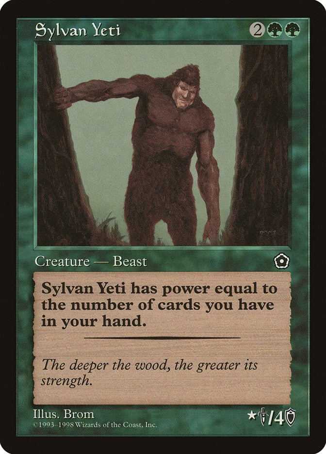Sylvan Yeti - Portal Second Age - Magic: The Gathering