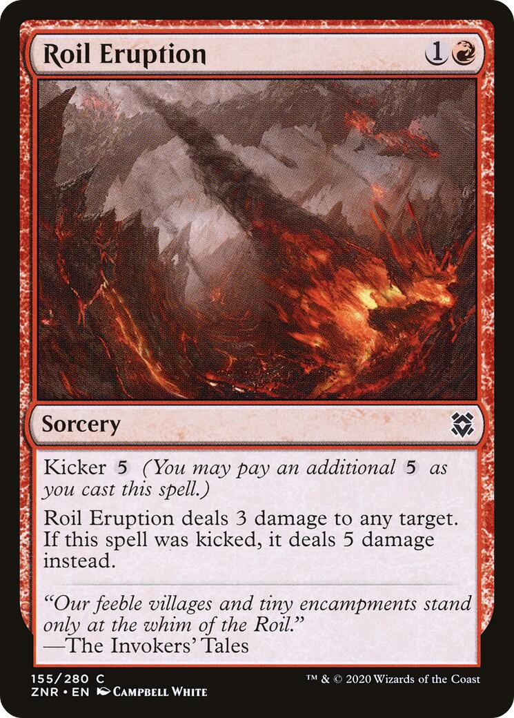 Roil Eruption - Zendikar Rising - Magic: The Gathering Roil Eruption - Zendikar Rising - Magic: The Gathering