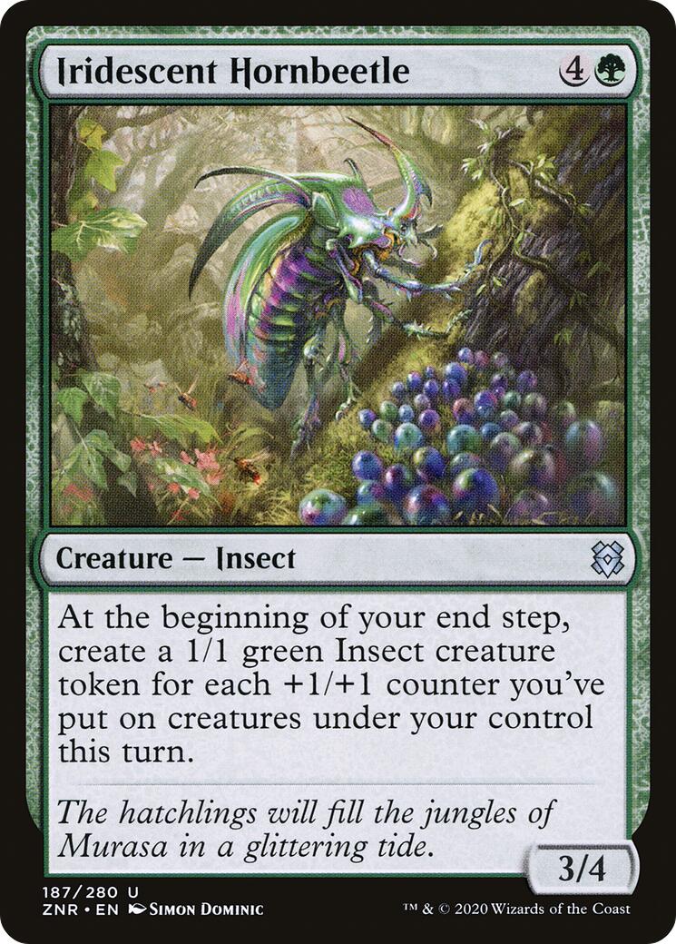 Iridescent Hornbeetle - Zendikar Rising - Magic: The Gathering
