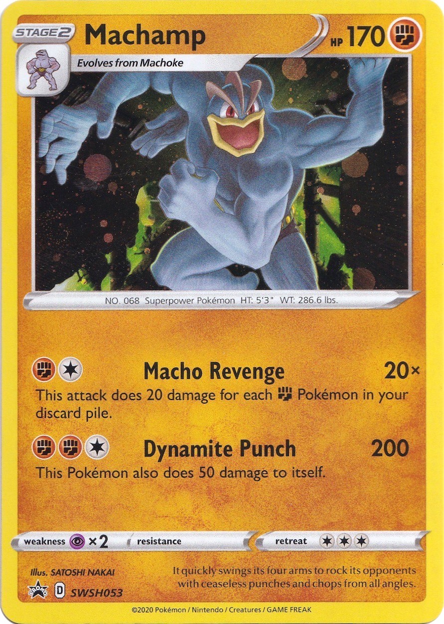 Machamp - SWSH053 - SWSH: Sword & Shield Promo Cards - Pokemon