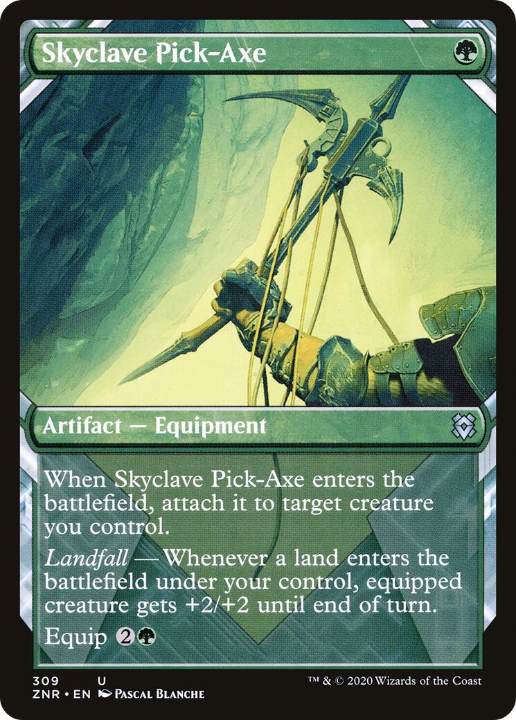 Skyclave Pick-Axe (Showcase) - Zendikar Rising - Magic: The Gathering