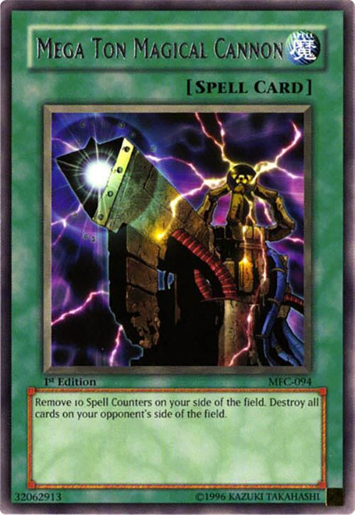 Mega Ton Magical Cannon - Magician's Force - YuGiOh