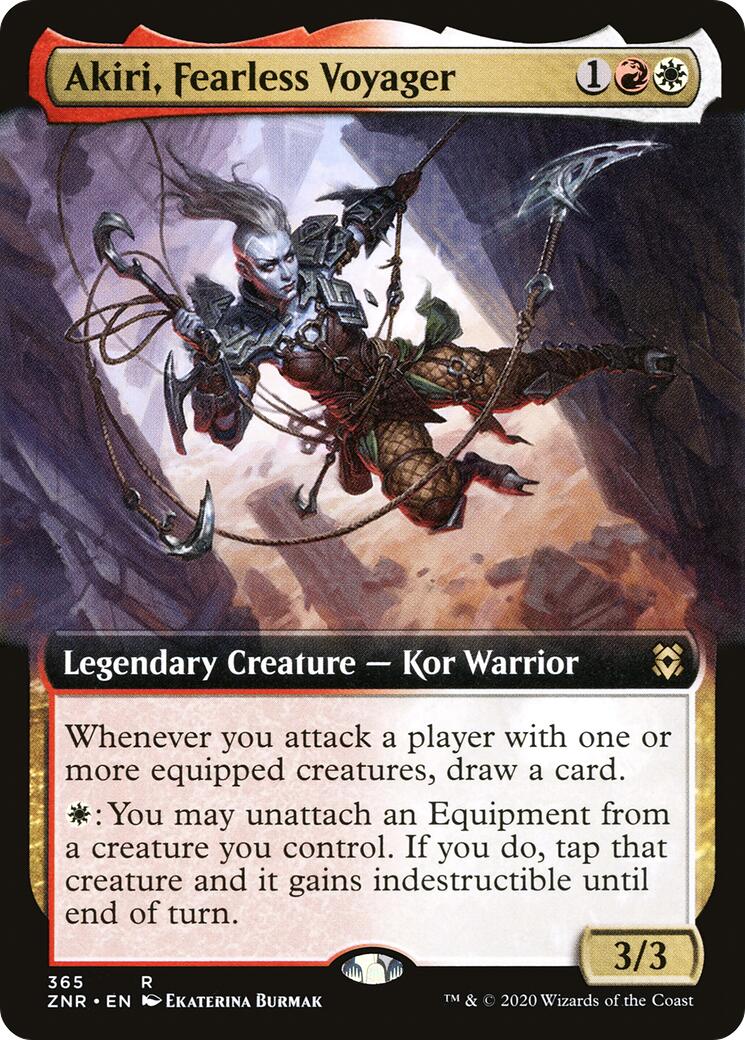 Akiri, Fearless Voyager (Extended Art) - Zendikar Rising - Magic: The ...