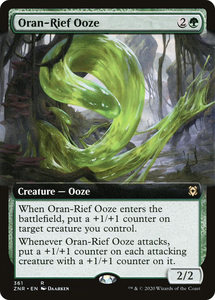 Oran-Rief Ooze (Extended Art) - Zendikar Rising - Magic: The Gathering