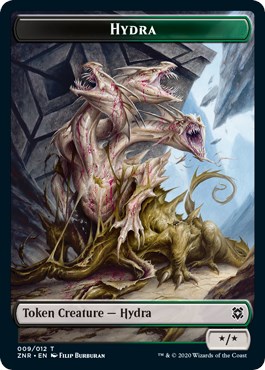 Hydra Token - Zendikar Rising - Magic: The Gathering