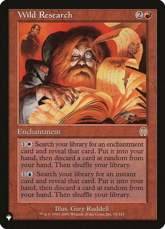 Wild Research - The List Reprints - Magic: The Gathering