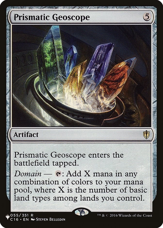 Prismatic Geoscope - The List Reprints - Magic: The Gathering