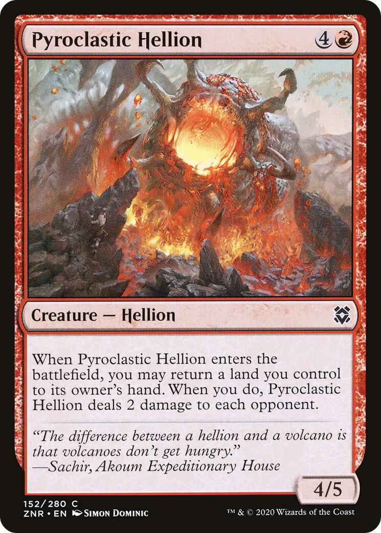 Pyroclastic Hellion - Zendikar Rising - Magic: The Gathering