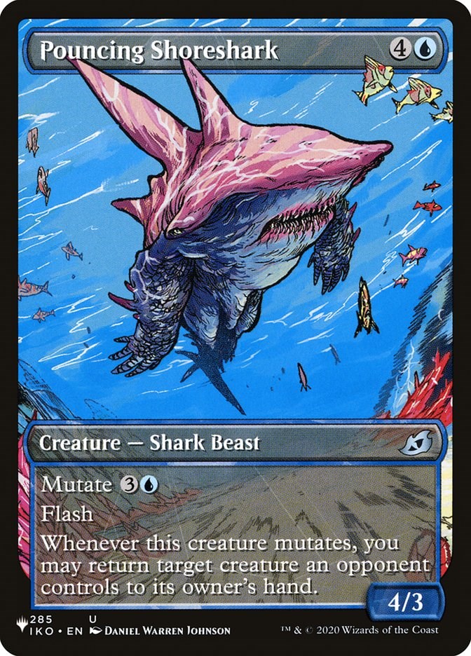 Pouncing Shoreshark (Showcase) - The List Reprints - Magic: The Gathering