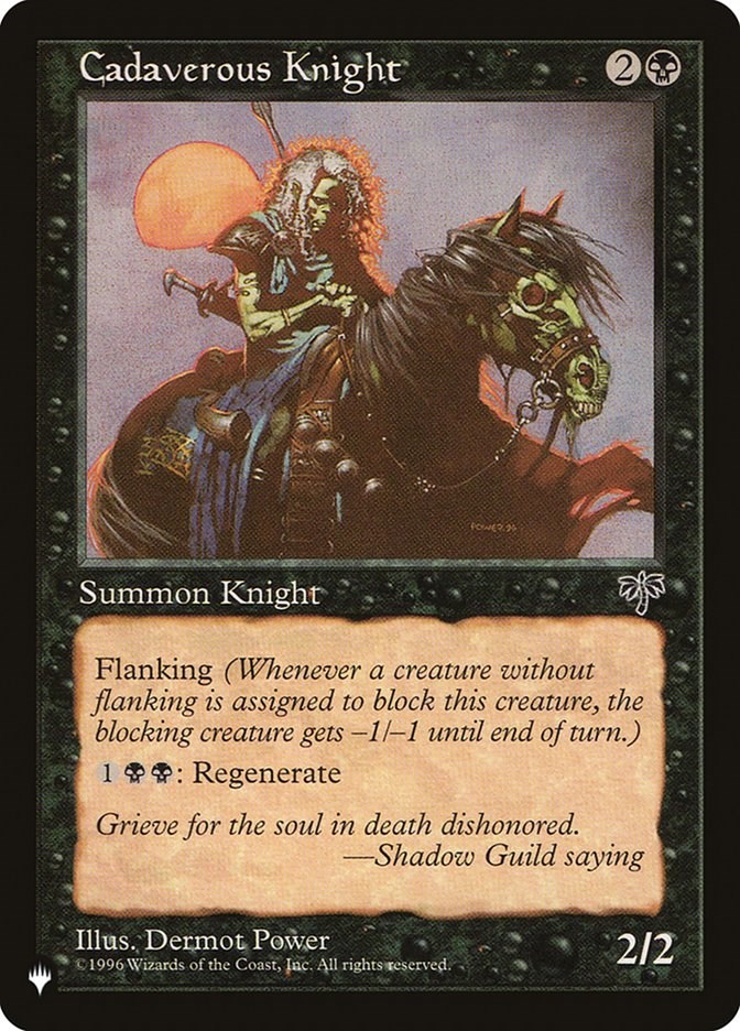 Cadaverous Knight - The List Reprints - Magic: The Gathering