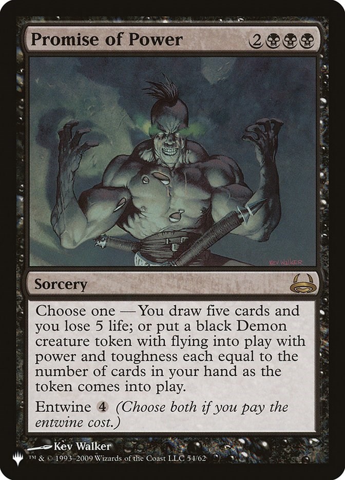 Promise of Power - The List Reprints - Magic: The Gathering
