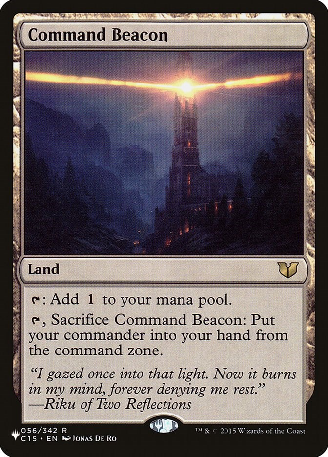 Command Beacon - The List Reprints - Magic: The Gathering