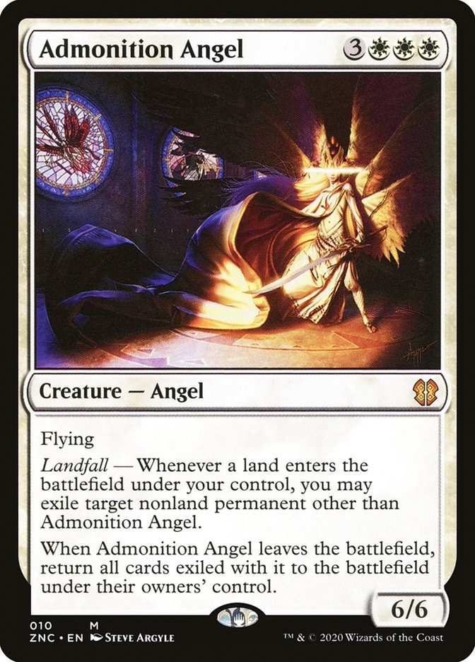 Admonition Angel - Commander: Zendikar Rising - Magic: The Gathering