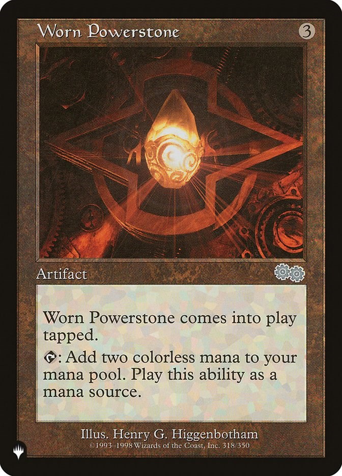 Worn Powerstone - The List Reprints - Magic: The Gathering