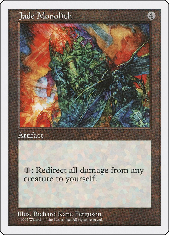 Jade Monolith - Fifth Edition - Magic: The Gathering