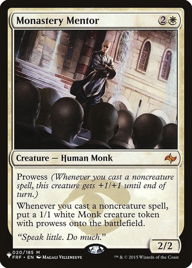 Monastery Mentor - The List Reprints - Magic: The Gathering