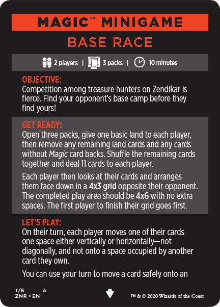 Magic Minigame: Base Race - Zendikar Rising - Magic: The Gathering Magic Minigame: Base Race - Zendikar Rising - Magic: The Gathering