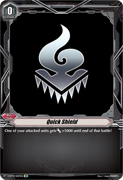 Quick Shield (Murakumo) (SP) - Butterfly d'Moonlight - Cardfight Vanguard