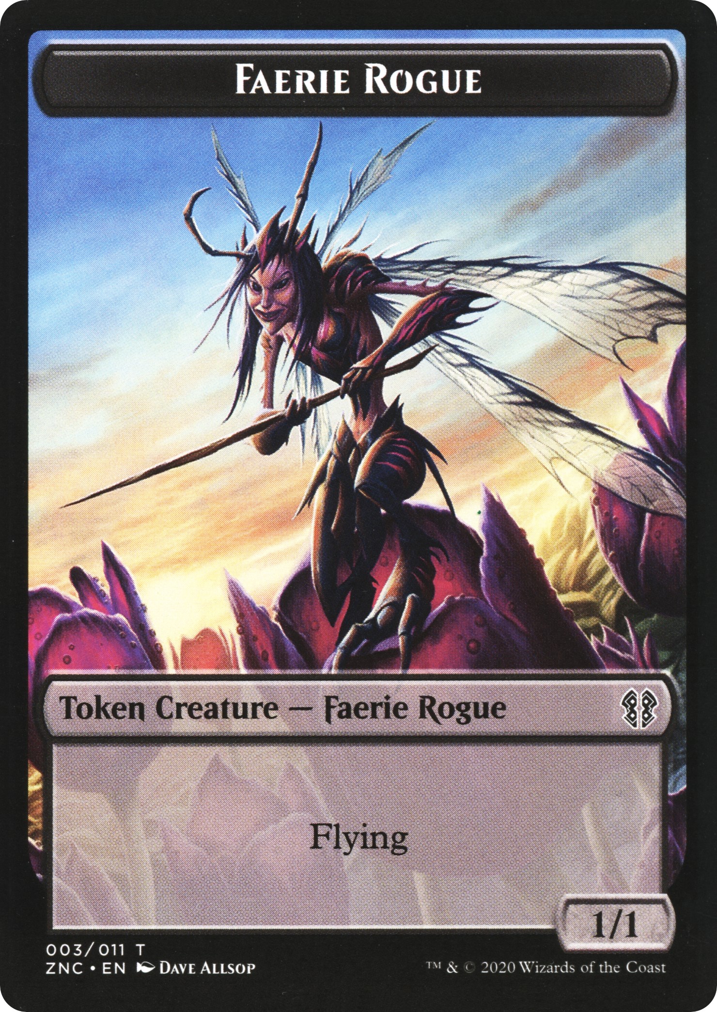 Faerie Rogue // Germ Double-sided Token - Commander: Zendikar Rising ...