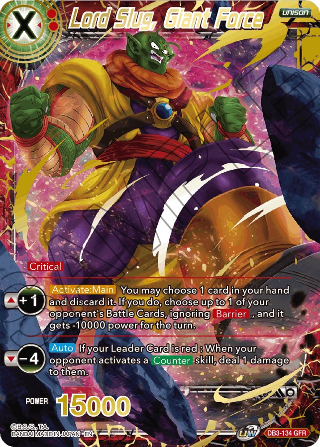 Lord Slug, Giant Force - Draft Box 06 - Giant Force - Dragon Ball Super ...