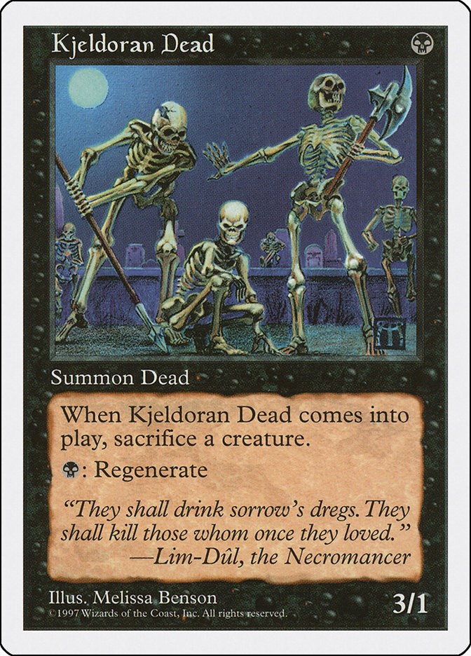Kjeldoran Dead - Fifth Edition - Magic: The Gathering