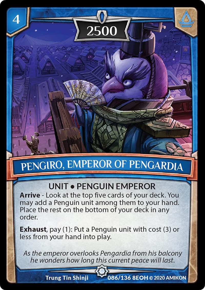 Pengiro, Emperor of Pengardia - Echoes of Hokken - Argent Saga TCG