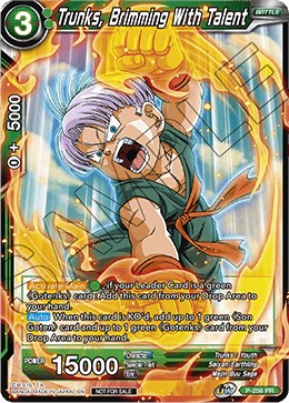 Trunks, Brimming With Talent - Promotion Cards - Dragon Ball Super: Masters