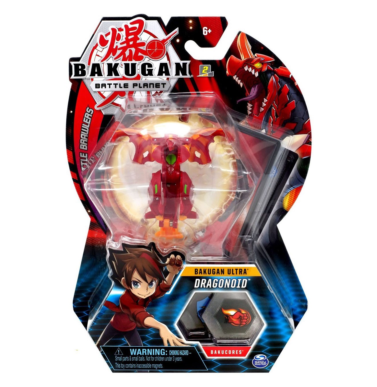 Bakugan Ultra 3-inch Tall Collectible Transforming Creature - Pyrus ...