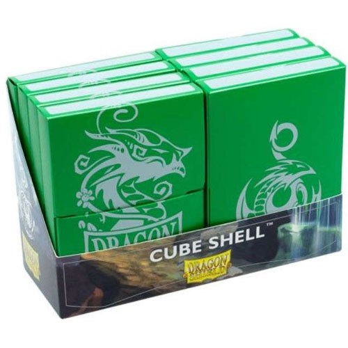 Dragon Shield Cube Shell - Green (Holds 20) - Dragon Shield Deck Boxes ...