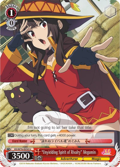 "Unyielding Spirit of Rivalry" Megumin - KonoSuba The Movie: Legend of ...