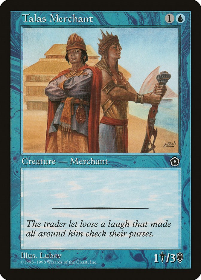 Talas Merchant - Portal Second Age - Magic: The Gathering