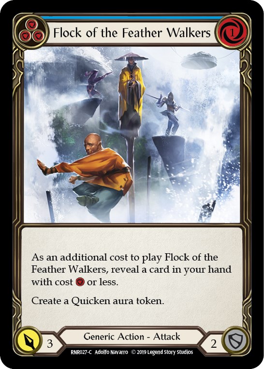 Flock of the Feather Walkers (Blue) - Hero Deck: Rhinar - Flesh and ...