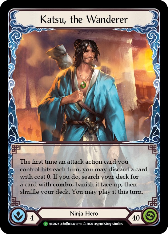 Katsu, the Wanderer (Rainbow) - Flesh and Blood: Promo Cards - Flesh ...