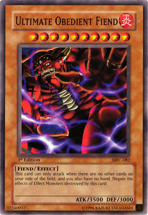 Ultimate Obedient Fiend - Magician's Force - YuGiOh