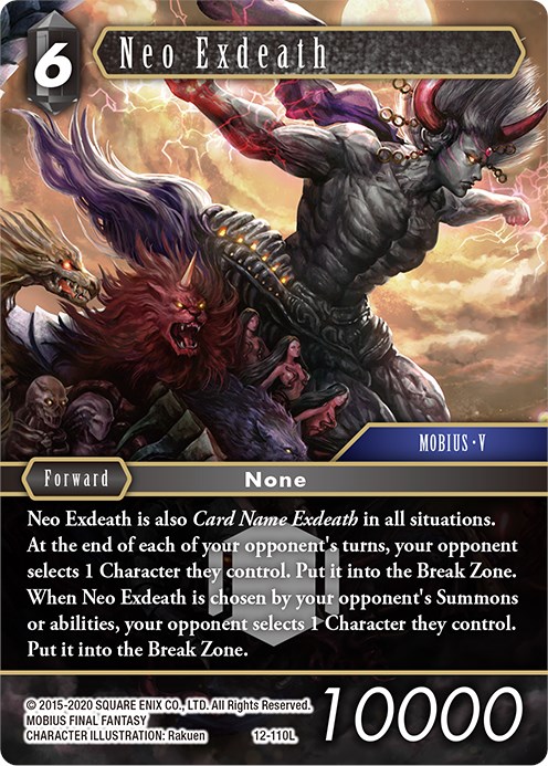 Neo Exdeath - Opus XII - Final Fantasy TCG