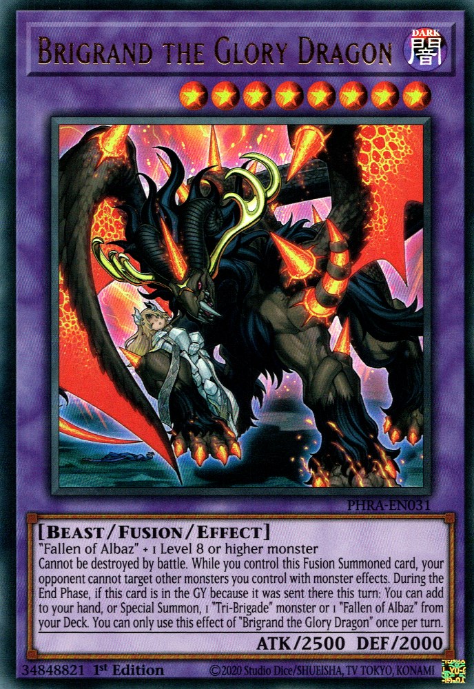 Brigrand the Glory Dragon - Phantom Rage - YuGiOh
