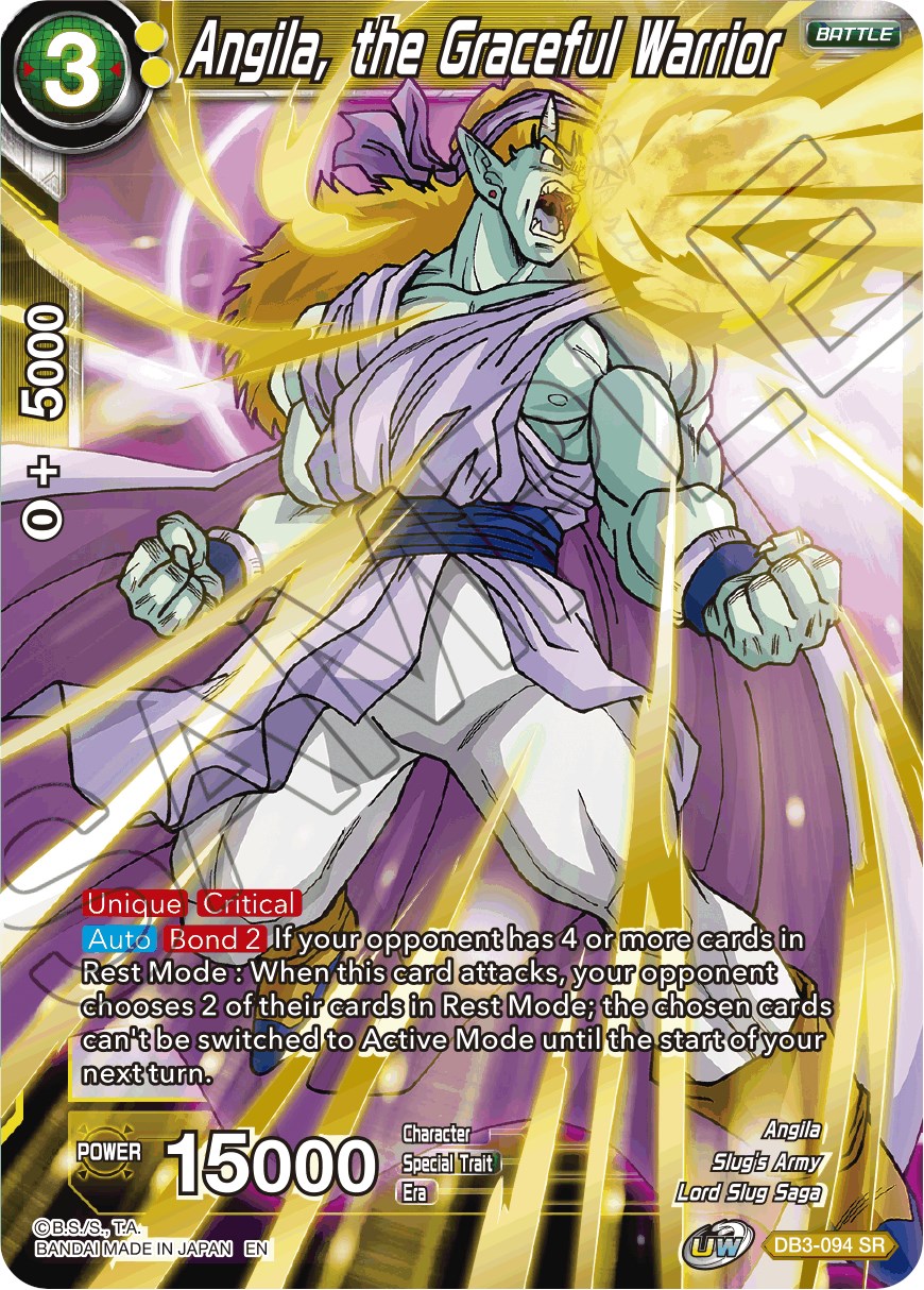 Angila, the Graceful Warrior - Draft Box 06 - Giant Force - Dragon Ball ...