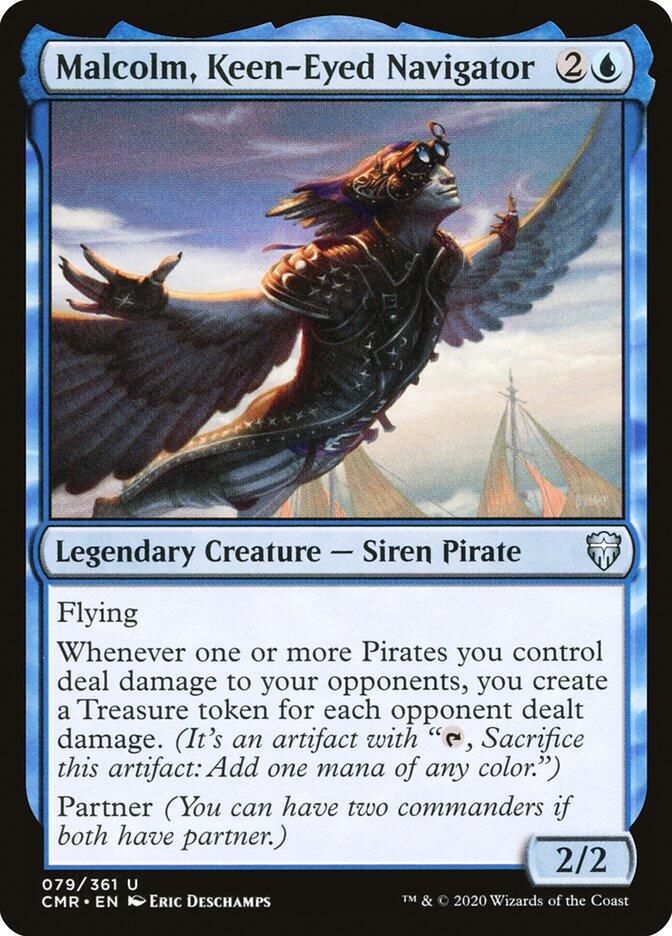 Malcolm, Keen-Eyed Navigator - Commander Legends - Magic: The Gathering