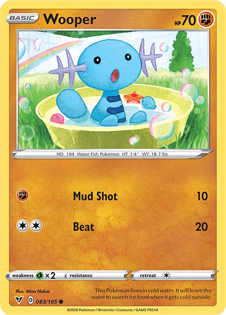 Wooper - SWSH04: Vivid Voltage - Pokemon