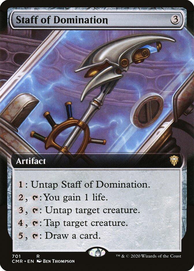Staff of Domination (Extended Art) - Commander Legends - Magic: The ...