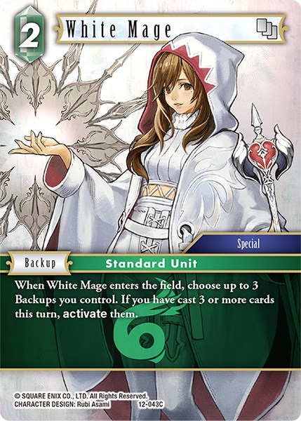 White Mage (Special) - Opus XII - Final Fantasy TCG